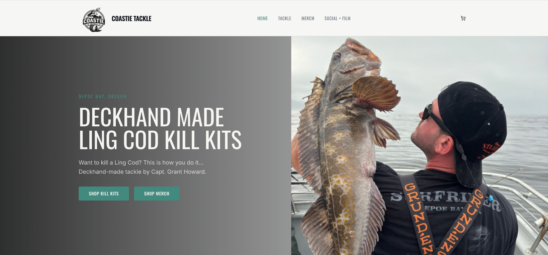 Coastie Tackle — Deckhand Made Ling Cod Kill Kits Depoe Bay Or